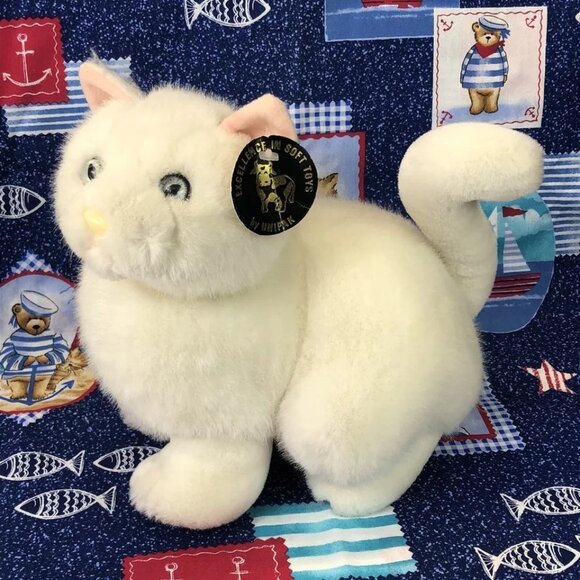 Unipak | Toys | Unipak International Vintage 99 White Cat Grey Eyes ...